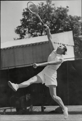 American Tennis Player Gussy Moran Gertrude Foto Stok Editorial ...
