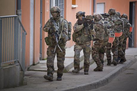 French Army During Exercise Cenzub Urban Editorial Stock Photo - Stock ...