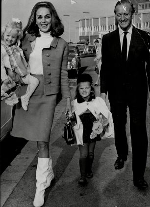 David Niven Actor Wife Hjordis Tersmeden Editorial Stock Photo - Stock ...