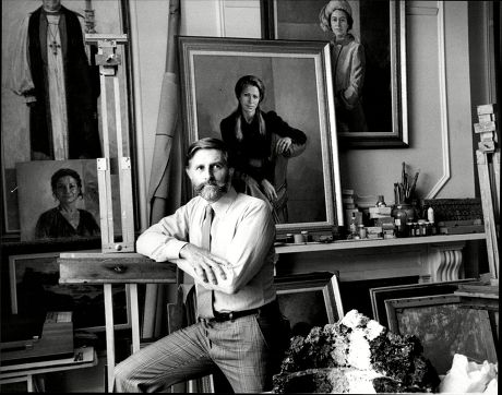 Michael Noakes Royal Artist Surrounded By Editorial Stock Photo - Stock ...
