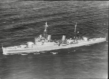 Hms Sheffield C24 1936 Town Class Editorial Stock Photo - Stock Image ...