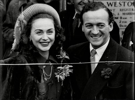 David Niven Actor Wife Hjordis Tersmeden Editorial Stock Photo - Stock ...