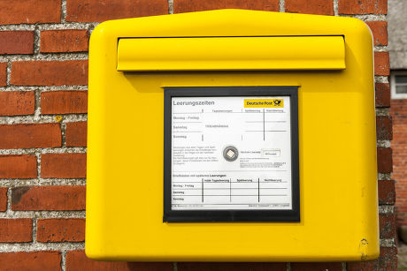 Letter Box Collection Times Dependant On Editorial Stock Photo - Stock ...