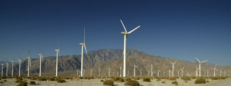 Wind Energy San Gorgonio Pass Wind Editorial Stock Photo - Stock Image ...