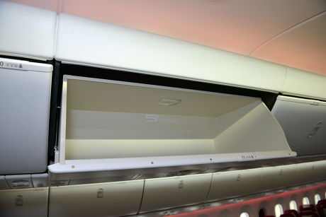 Overhead Luggage Compartment Editorial Stock Photo - Stock Image ...