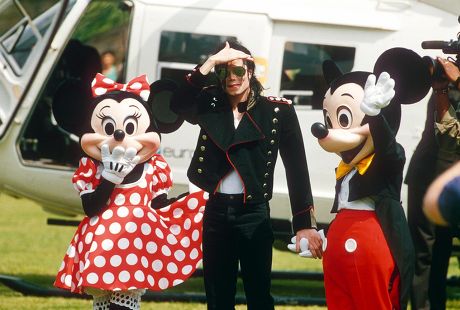 Michael Jackson Mickey Minnie Mouse Characters Editorial Stock Photo ...