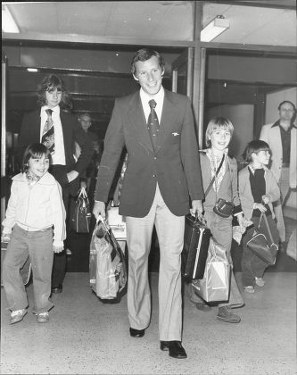 Arsenal Manager Terry Neill Heathrow Airport Editorial Stock Photo ...