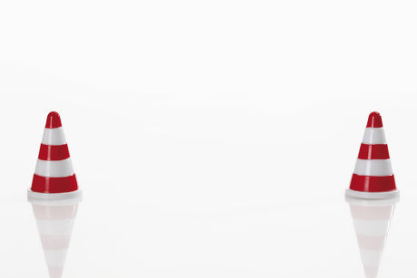 Two Safety Cones Editorial Stock Photo - Stock Image | Shutterstock