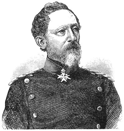 Historical Drawing Portrait Karl Konstantin Albrecht Editorial Stock ...