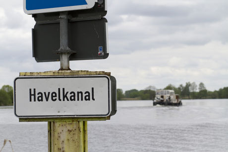 Sign Beside Havelkanal Havel Canal Near Editorial Stock Photo - Stock Image | Shutterstock