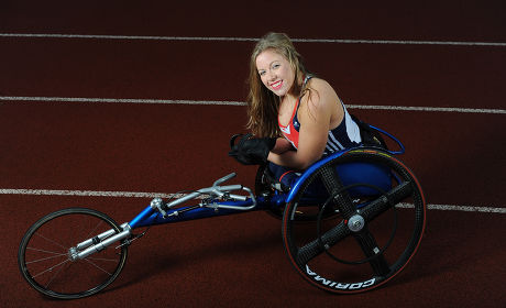 Hannah Cockroft Paralympic Gb Wheelchair Sprinter Editorial Stock Photo ...