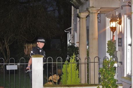 Police Officer Outside Jim Davidsons Home Editorial Stock Photo - Stock ...
