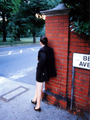 Prostitute Standing On Streatham Street Corner Editorial Stock Photo ...