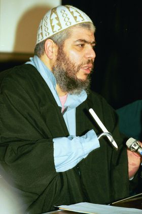 Sheikh Abu Hamza Hooked Hand Held Editorial Stock Photo - Stock Image ...