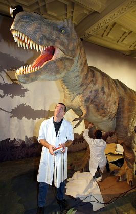 Natural History Museum Unveil New Animatronic Editorial Stock Photo ...