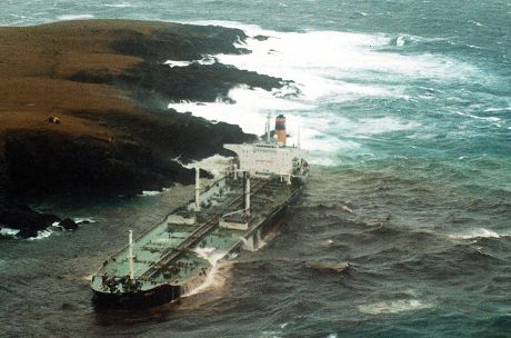 Tanker Braer Run Aground Editorial Stock Photo - Stock Image | Shutterstock