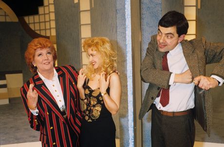 Cilla Black Barbara Churkin Rowan Atkinson Editorial Stock Photo ...