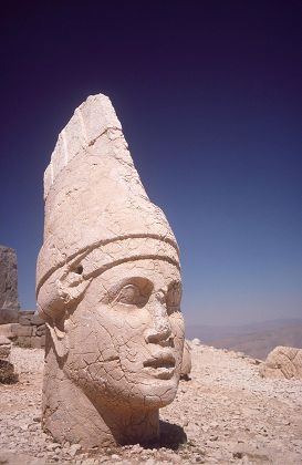 Stone Head King Antiochos Editorial Stock Photo - Stock Image ...
