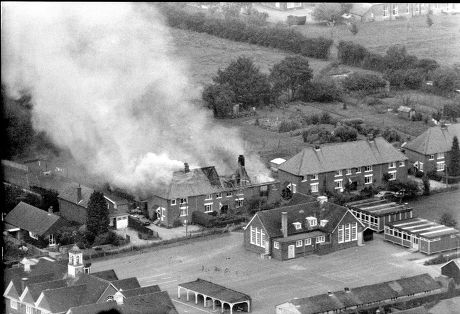 Burning House Hungerford Berkshire Gunman Michael Editorial Stock Photo ...