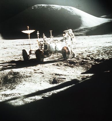 Lunar Buggy During Apollo I5 Moon Editorial Stock Photo - Stock Image ...