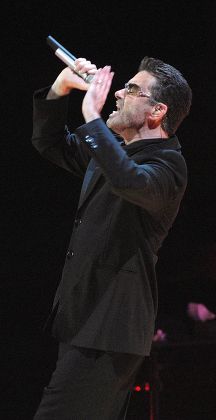 George Michael Pop Star Pictured Performing Editorial Stock Photo ...