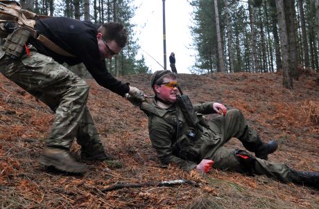 Action Popular Recreational Activity Airsoft Which Editorial Stock ...