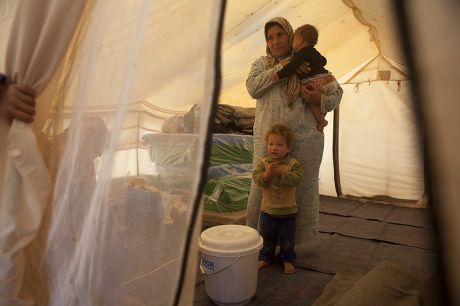 Al-Zaatri refugee camp in Mafraq, Jordan - 09 Feb 2013 Stock Pictures ...