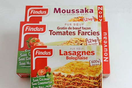 Frozen Beef Products Including Findus Lasagne Editorial Stock Photo ...