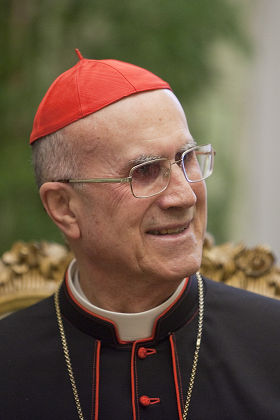 Cardinal Tarcisio Bertone Editorial Stock Photo - Stock Image ...
