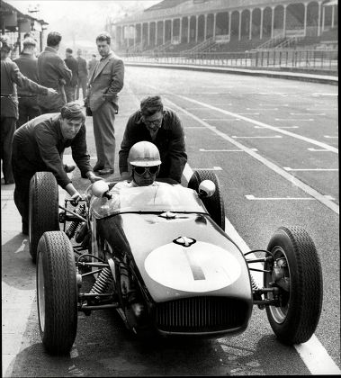 Innes Ireland Motor Racing Driver His Editorial Stock Photo - Stock ...