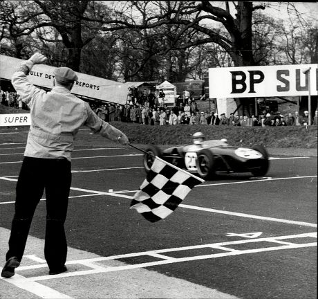 Innes Ireland Motor Racing Driver Crosses Editorial Stock Photo - Stock ...