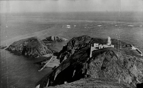 Lundy Island South Side Showing Lighthouse Editorial Stock Photo ...