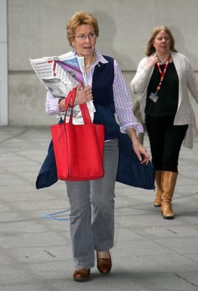 Christine Hamilton Seen Leaving Bbc Broadcasting Editorial Stock Photo ...