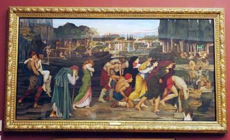 Waters Lethe Painting By John Roddam Editorial Stock Photo - Stock ...