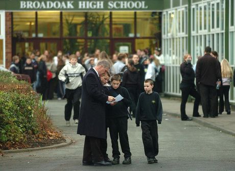 Pupils Return Broadoak High School Partington Editorial Stock Photo ...
