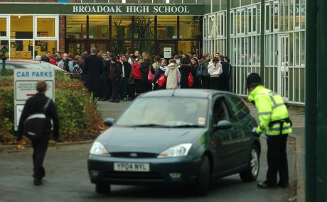 Pupils Return Broadoak High School Partington Editorial Stock Photo ...