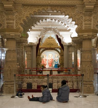 Interior Largest Hindu Temple Outside India Editorial Stock Photo ...