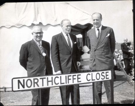 Lord Rothermere Opens Northcliffe Close Seaford Editorial Stock Photo ...