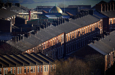 Glodwick Area Oldham Greater Manchester Murder Editorial Stock Photo ...