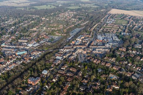 Aerial View Beaconsfield Town Centre Buckinghamshire Editorial Stock ...