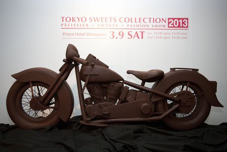 Harley Davidson Motorcycle Made Chocolate Editorial Stock Photo - Stock ...