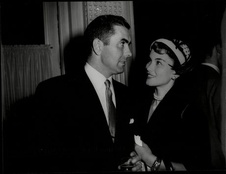 Actor Tyrone Power Wife Linda Christian Editorial Stock Photo - Stock ...