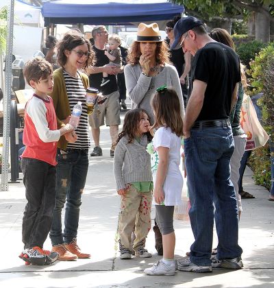 Sara Gilbert Levi Hank Sawyer Gilbertadler Editorial Stock Photo ...