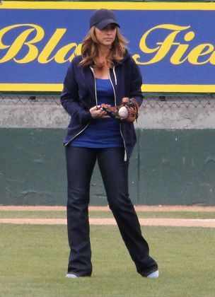 'The Client List' on set filming, Los Angeles, America - 18 Mar 2013 ...
