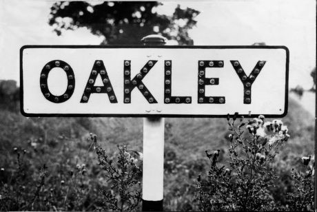 Oakley Village Sign Farmhouse Hideout Great Editorial Stock Photo ...