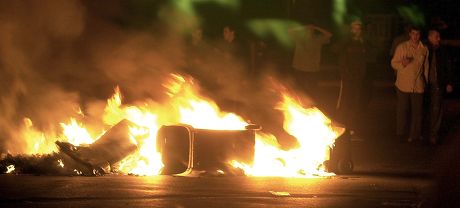 Oldham Race Riots Alt Lane Low Editorial Stock Photo - Stock Image ...