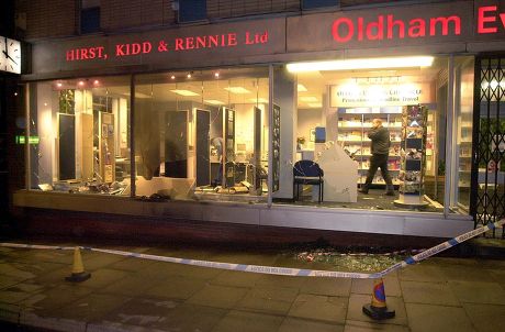 Oldham Race Riots Offices Oldham Chronicle Editorial Stock Photo ...