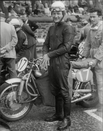 Les Graham Motor Cycle Racer Tt Editorial Stock Photo - Stock Image ...