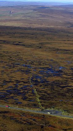 Aerial View Saddleworth Moor North East Editorial Stock Photo - Stock ...