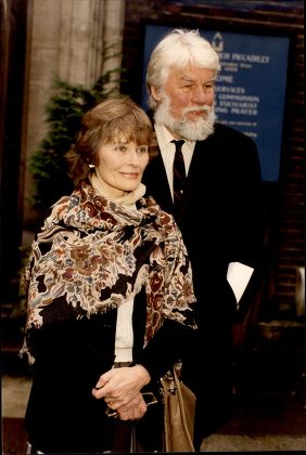 Bill Travers Virginia Mckenna Thanksgiving Service Editorial Stock ...